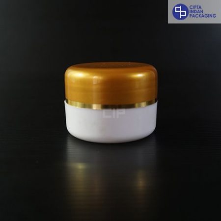 Pot Cream 12,5 gr-Gold Putih – cipta indah packaging