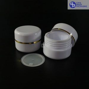 Pot Cream 12,5 gr Putih-Bahan PS – cipta indah packaging