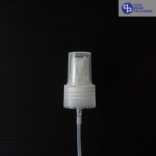 Tutup Spray Neck 24–Transparan – cipta indah packaging
