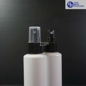 Botol Spray 100 ml RF Putih-Tutup Hitam – cipta indah packaging