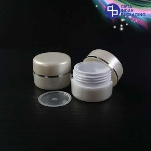 Pot Cream 12,5 gr Putih Mutiara Full-Bahan PP – cipta indah packaging